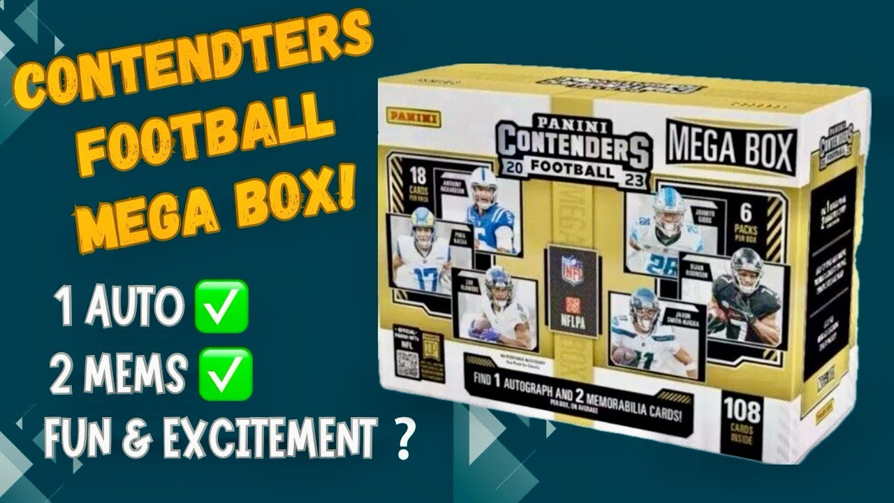 2023 Contenders Football Mega Box 🏈 Better than expected! - YouTube