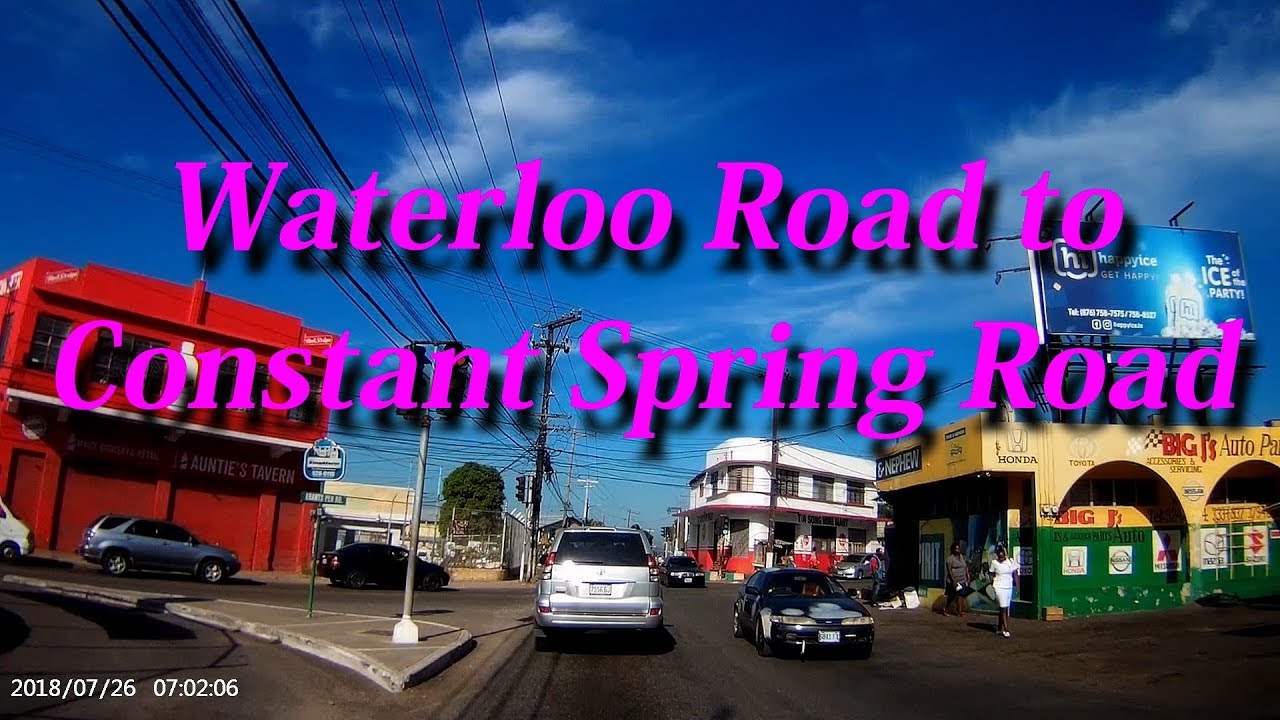 Waterloo Road to Constant Spring Road kingston jamaica | VLOG #25 - YouTube