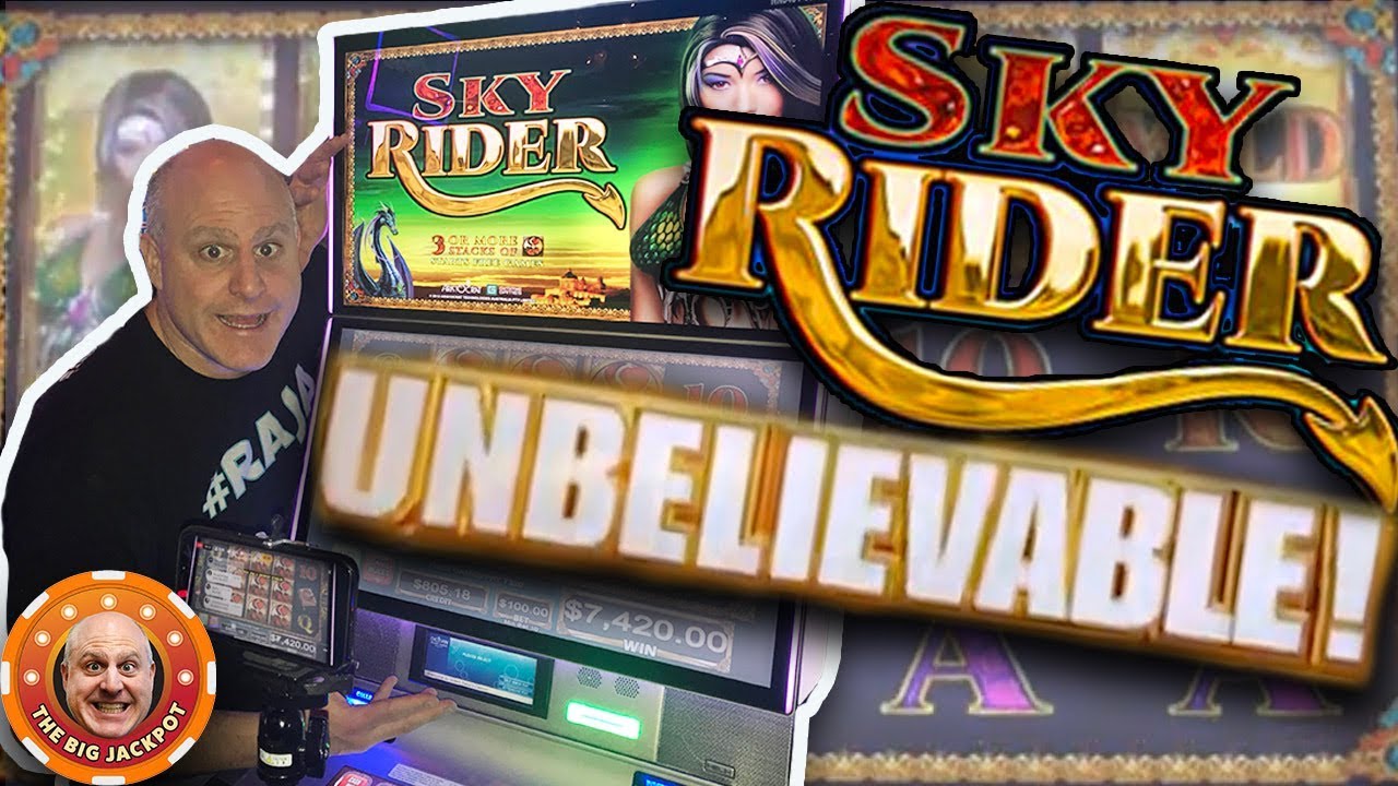 UNBELIEVABLE JACKPOT! Sky Rider Pays HUGE!!! | The Big Jackpot - YouTube