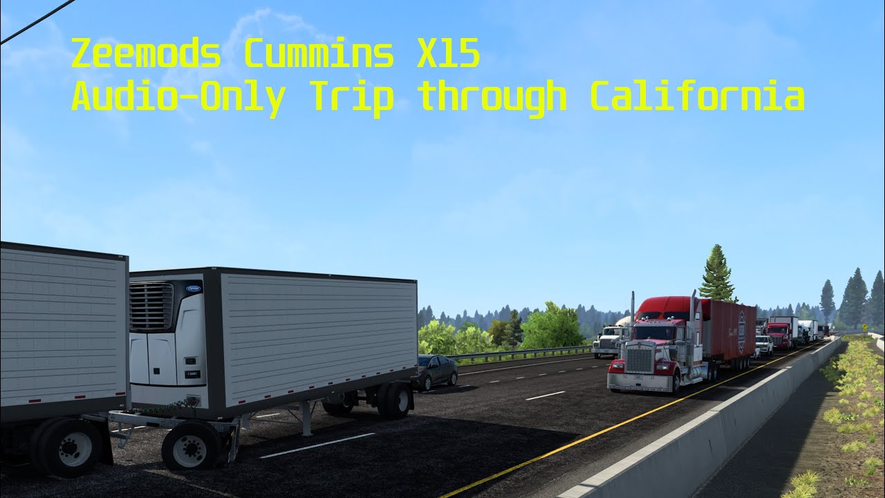 American Truck Simulator - AMSR Zeemods Cummins X15 Performance - YouTube