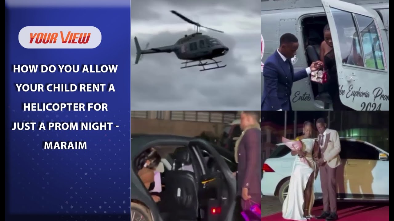 Students Arrive For Prom In Helicopter And Expensive Cars In Uganda ...