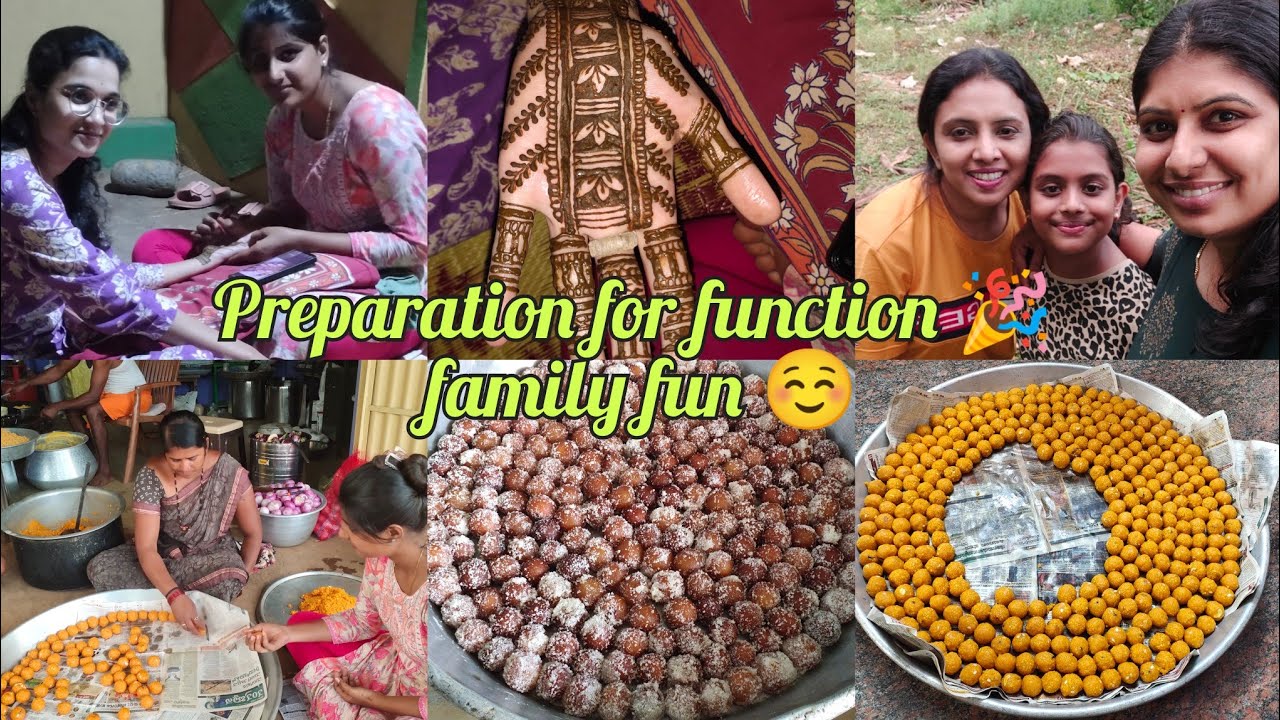 Preparation for function 🎉 Family fun ☺️😍 - YouTube