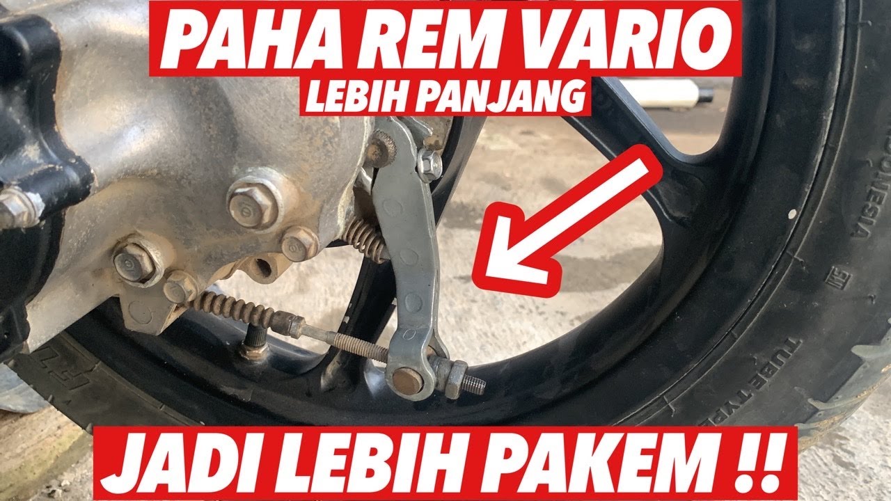 PASANG PAHA REM VARIO DI MOTOR BEAT | REM JADI PAKEM DAN EMPUK - YouTube