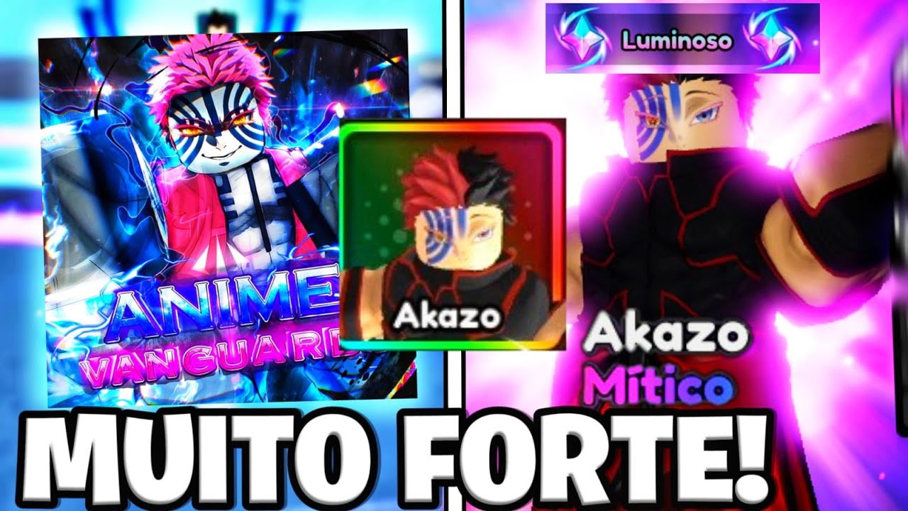 EU PEGUEI O AKAZA SHINY E ELE É MUITO FORTE NO ANIME VANGUARDS! - YouTube