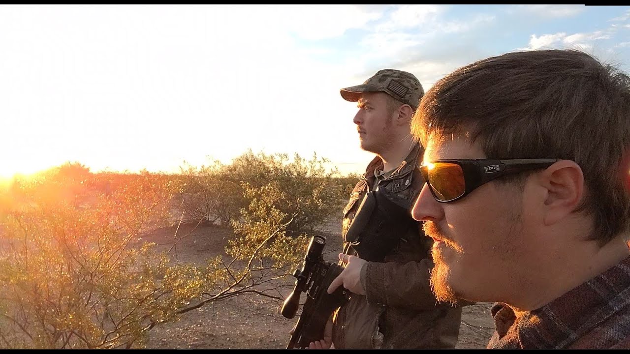 Arizona Rabbit Hunting On New Years Eve! - YouTube