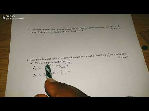 COMPOUND INTEREST (COMPOUNDED SEMI ANNUALLY) - YouTube