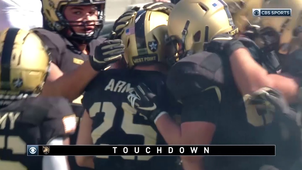 Army Football: Connor Slomka Touchdown Run vs. Morgan State 9-21-19 ...