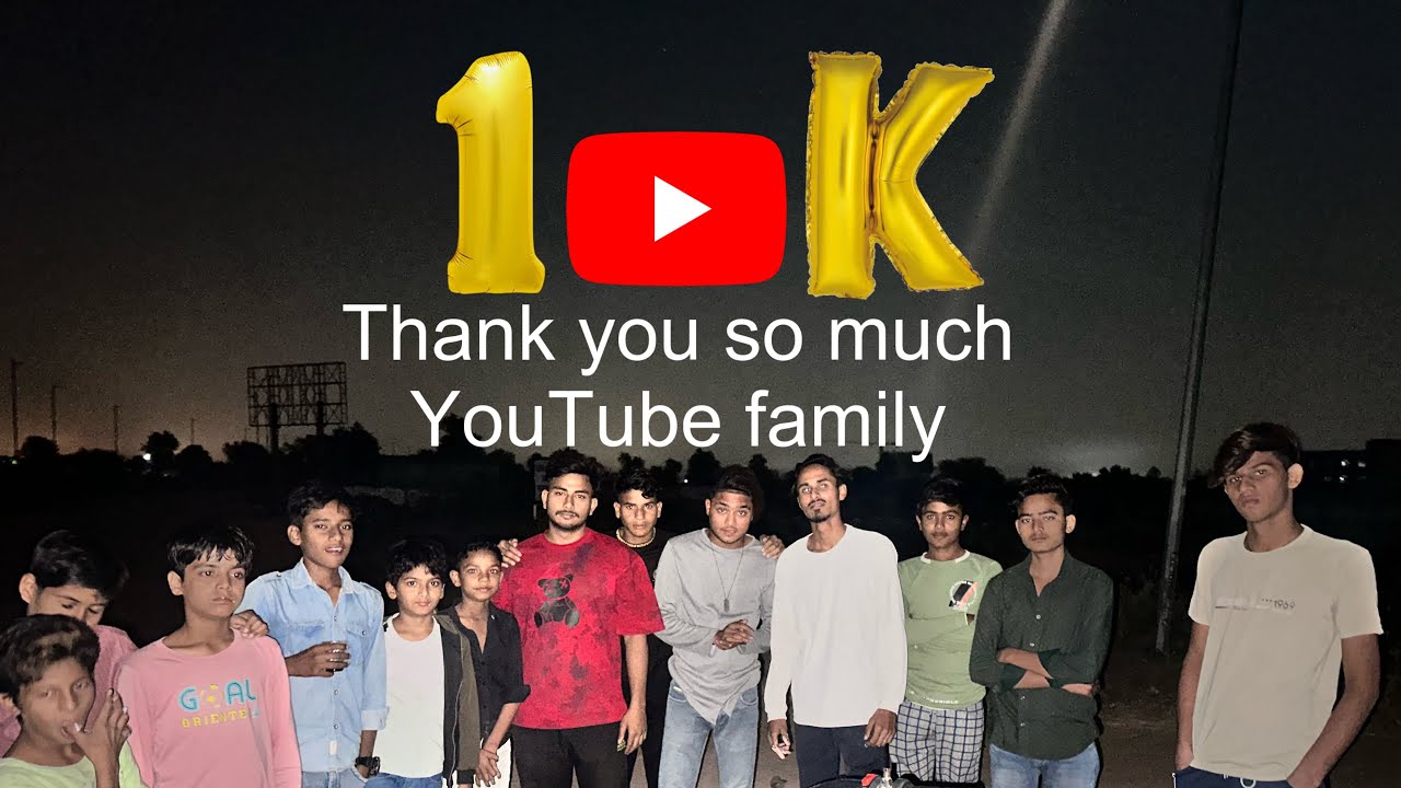 1k subscriber complete🙏 celebration 🎉 || Mr Aman || - YouTube