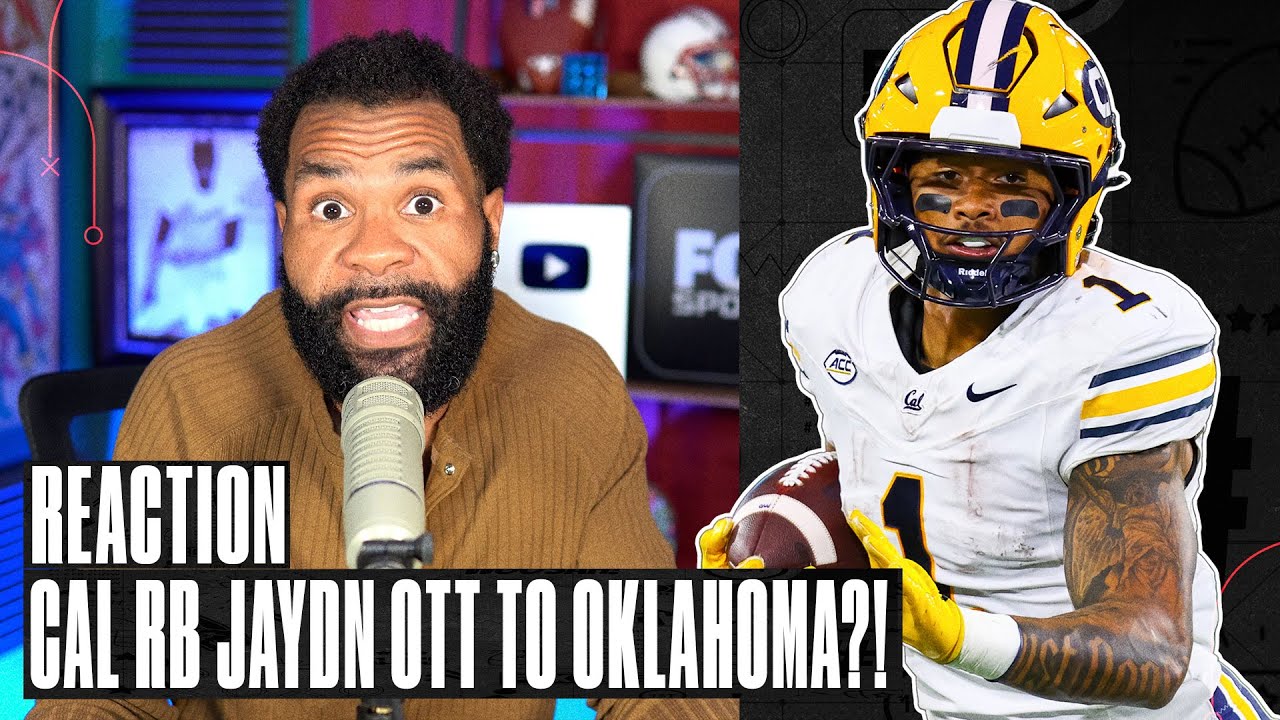 REACTION: Cal RB Jaydn Ott to Brent Venables' Oklahoma?! - YouTube