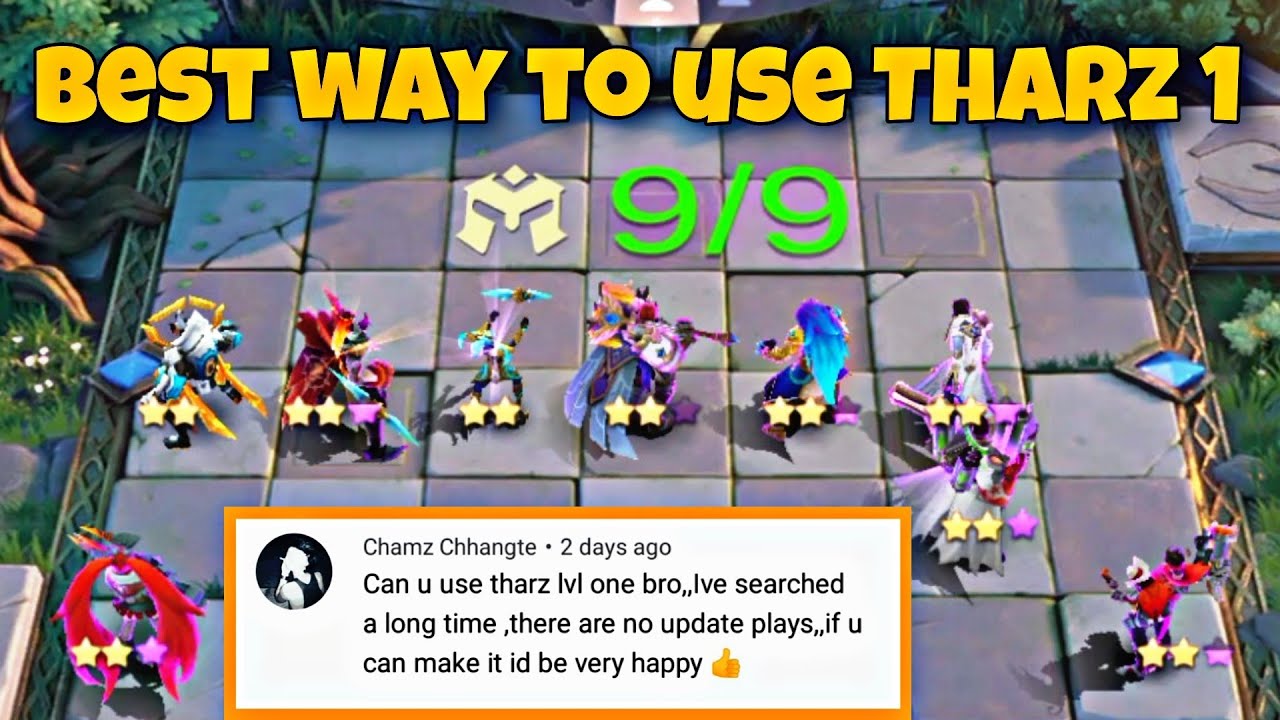 Latest Way To Use Tharz Skill 1 in 2022 - YouTube