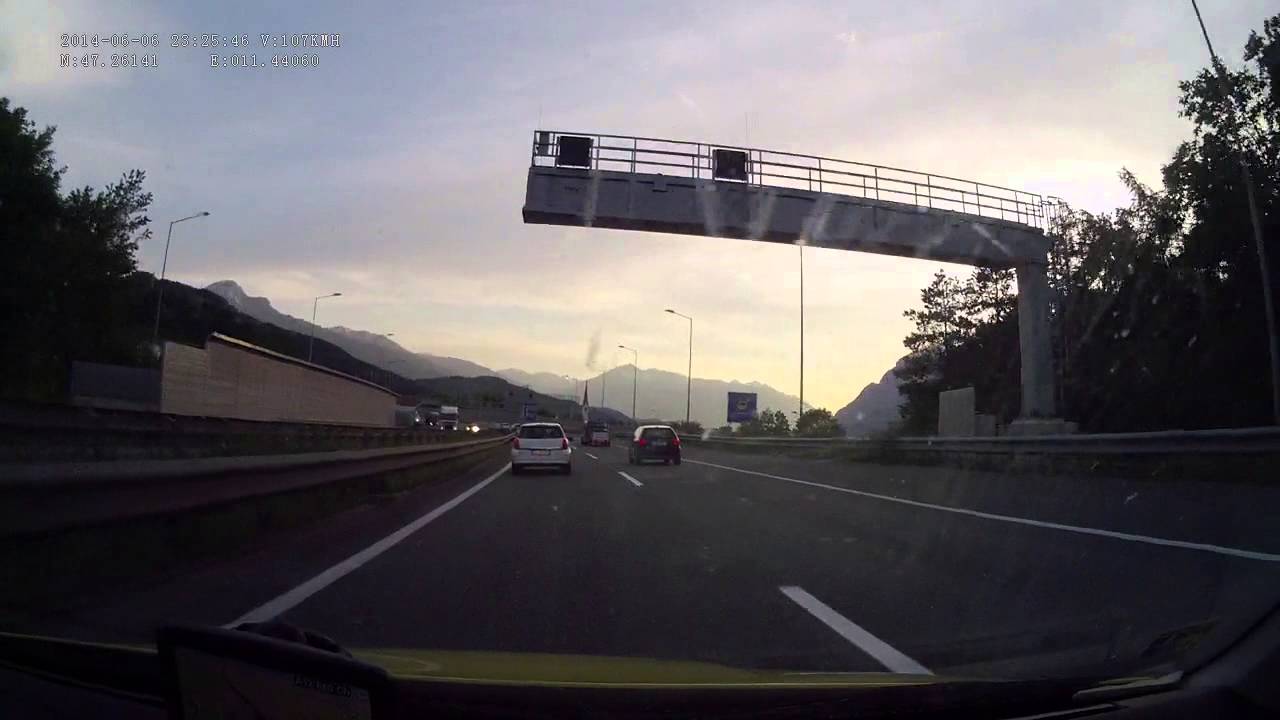 Austria. Motorway A12, Kufstein — Oberintall, 2014, 1x - YouTube