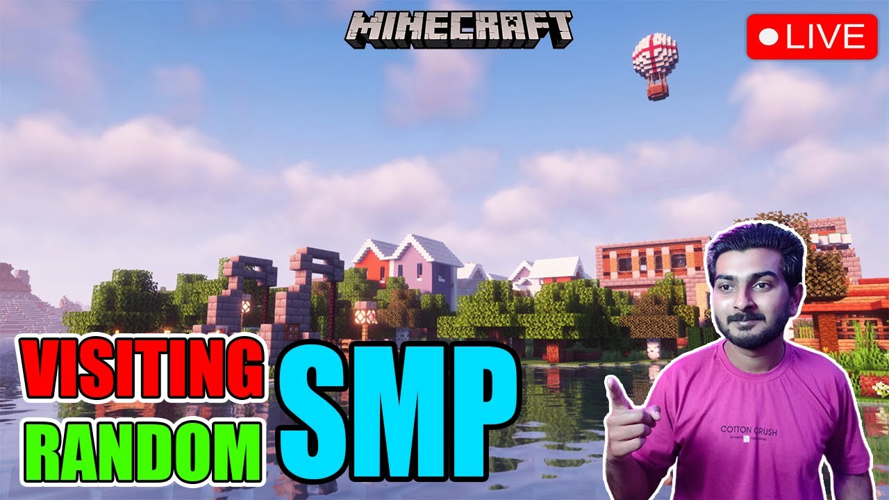 Let's Join Random SMP 😁 | Minecraft Public SMP | Minecraft LIVE 🔴 - YouTube