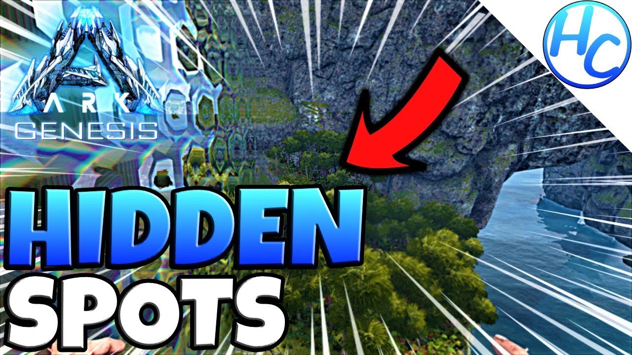 Ark genesis HIDDEN base locations (Solo/Duo) - YouTube