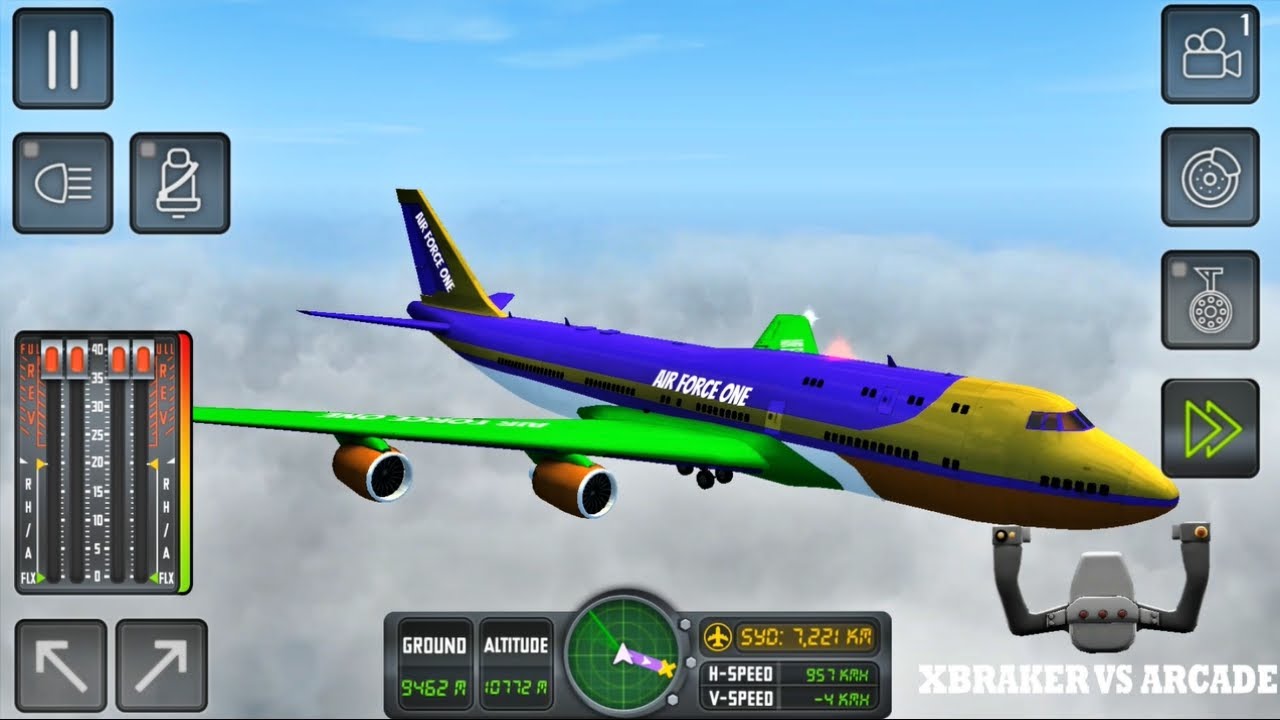 Flight Sim 2018 #141 - Air Force One Airplane - Fly to Sydney - Android ...