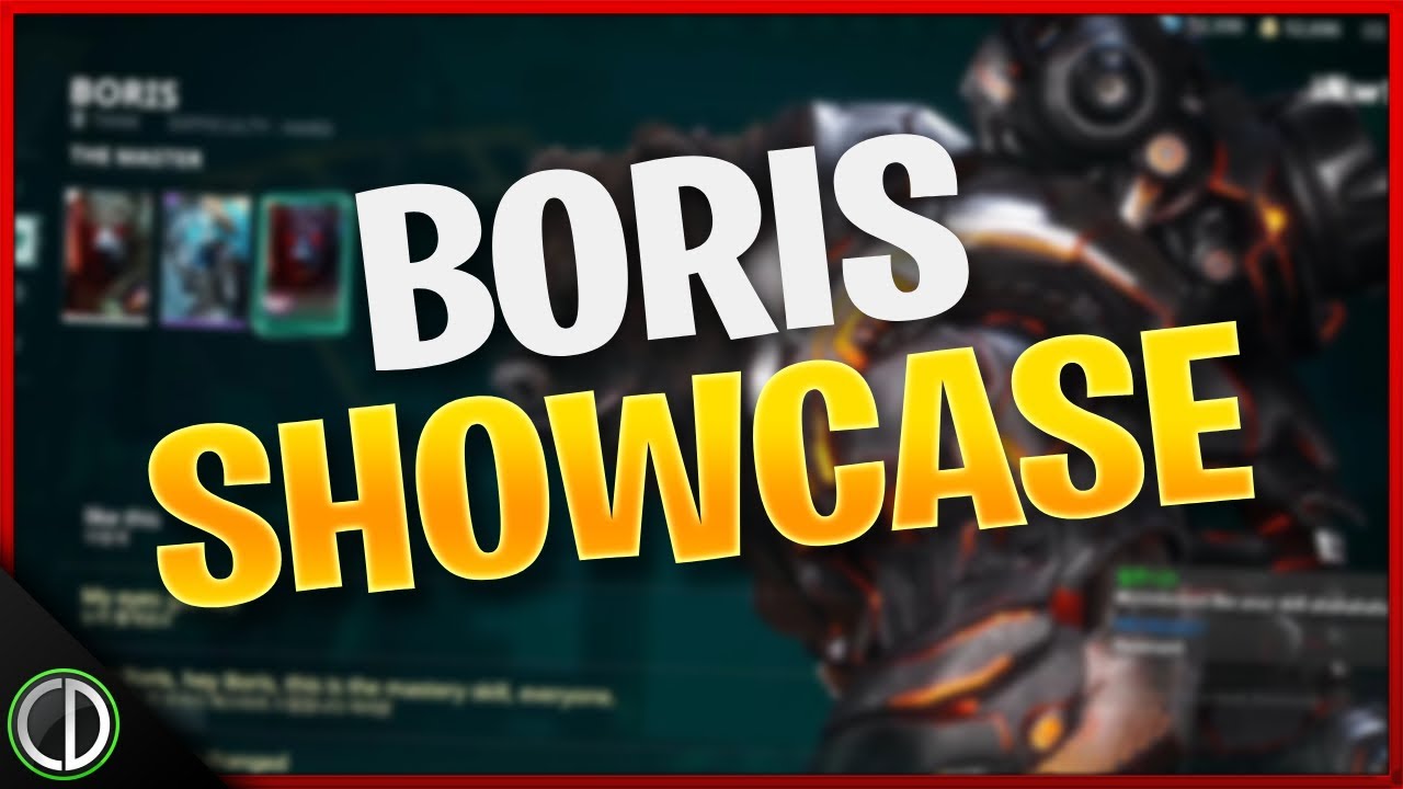 BORIS FIRST LOOK!!! DEV SHOWCASE - Paragon The Overprime - YouTube