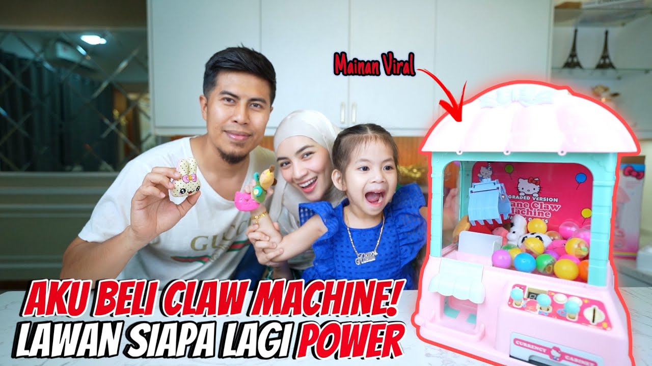 AKU BELI CLAW MACHINE! LAWAN SIAPA LAGI POWER! - YouTube