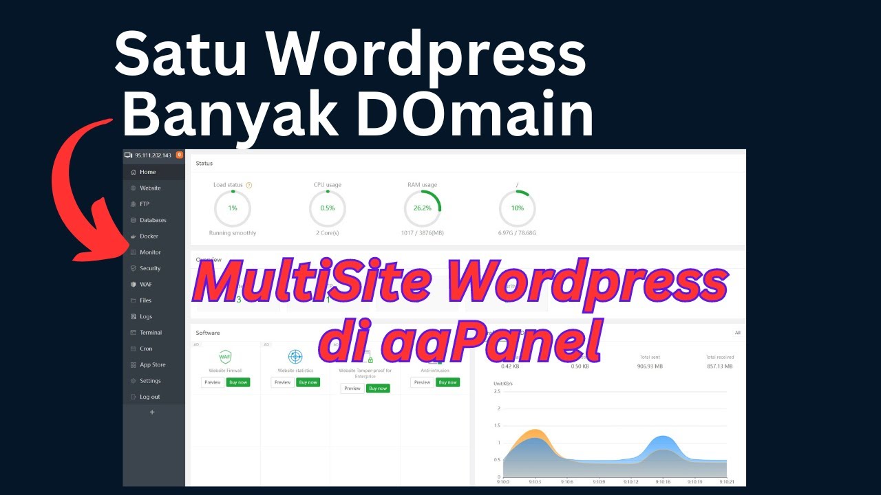 Cara Install Multisite Wordpress di aaPanel (Jago aaPanel) - YouTube