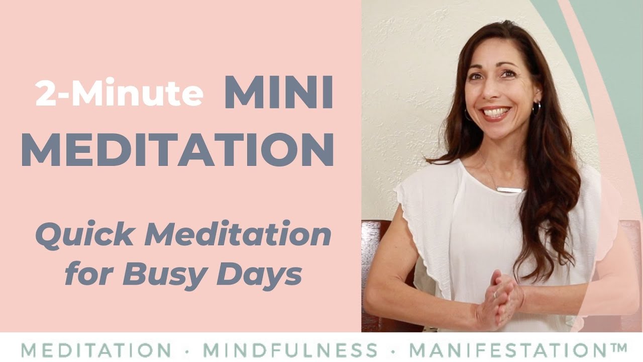 Short 2 Minute Mini Guided Meditation ⏲️Instant Stress Release | Guided ...