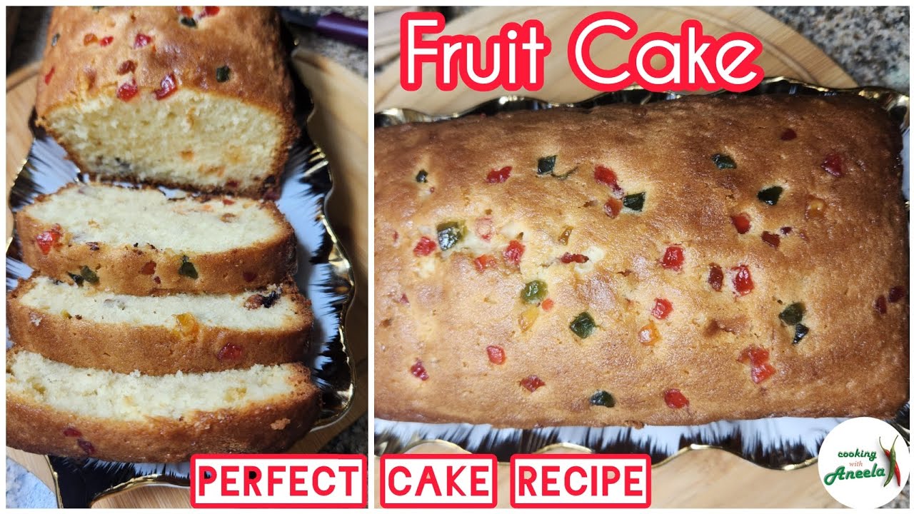 Bakery Style Fruit Cake Recipe ️ | Soft, Spongy and Delicious Fruit ...