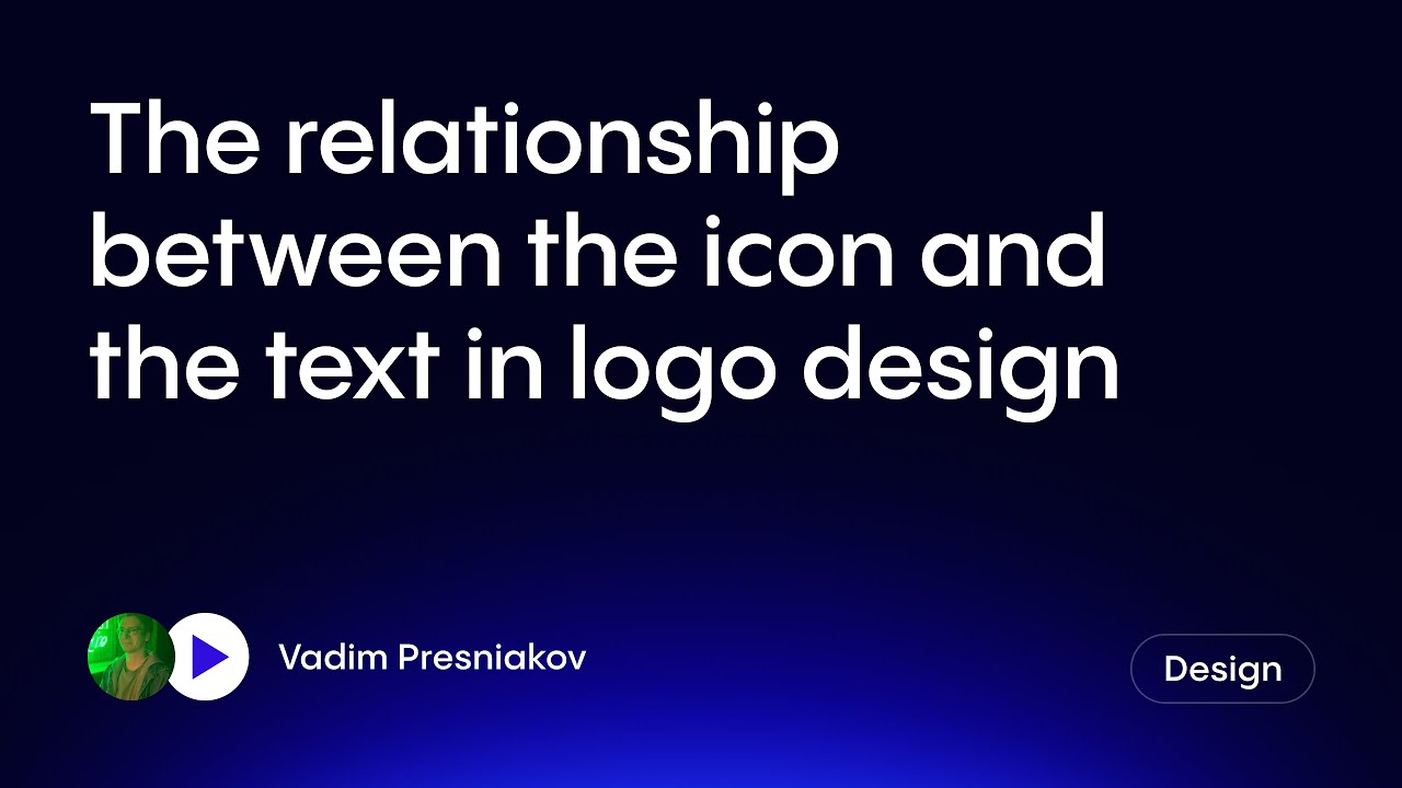 Иконка и текст в дизайне логотипа The relationship between the icon and ...