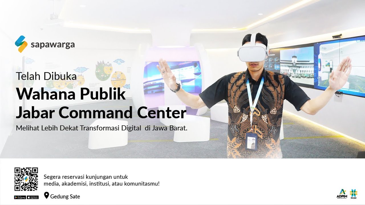 Pembukaan Wahana Publik Jabar Command Center - YouTube