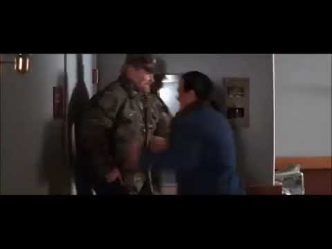 Steven Seagal punches a man into a cardboard wall! - The Patriot (1998)