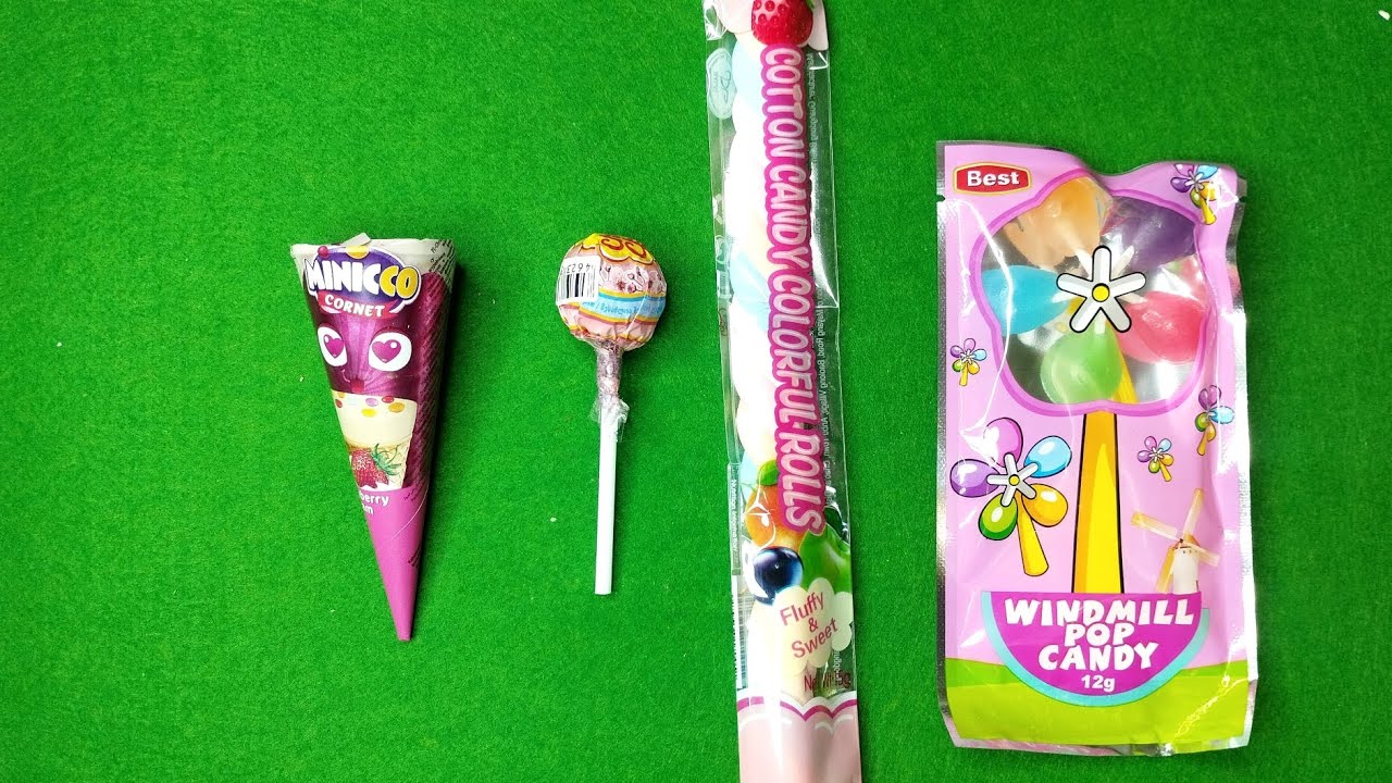 Satisfying Video | How To Cutting Rainbow Lollipop Candy Asmr 🍭🍬🍫 ...