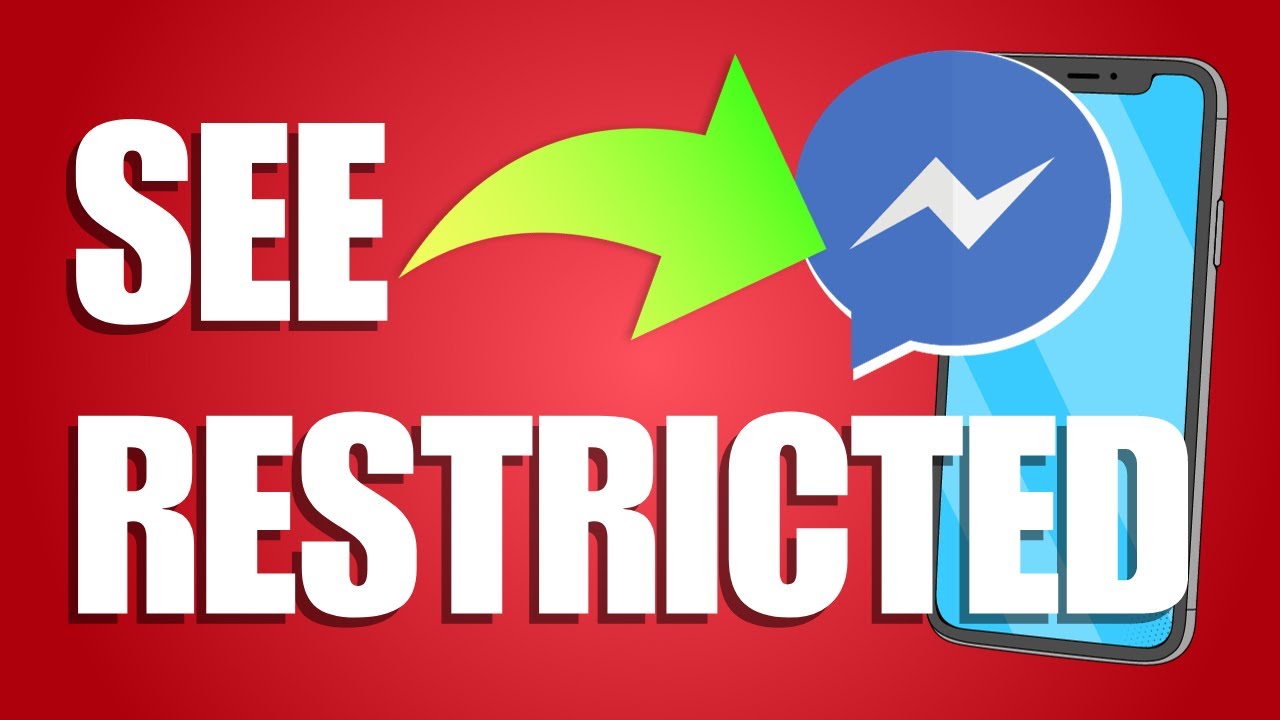 How To See Your Restricted List On Messenger (Easy Method) - YouTube
