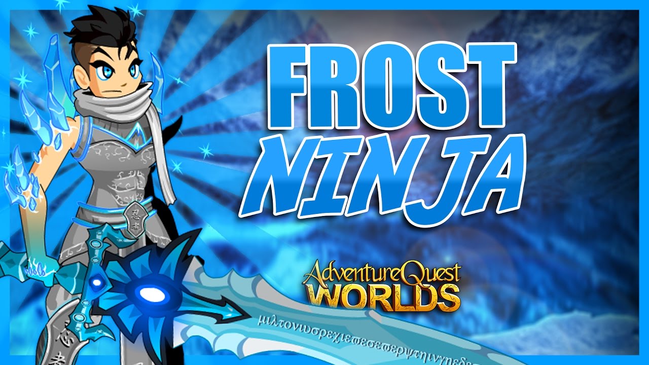 FROST NINJA SET - FREE SUPER EASY SET - AQW AdventureQuest Worlds - YouTube
