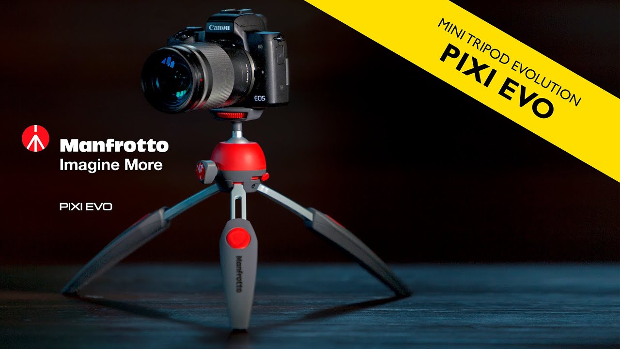 2 sections Mini Tripod • Manfrotto Pixi Evo [4K] [CC] - YouTube