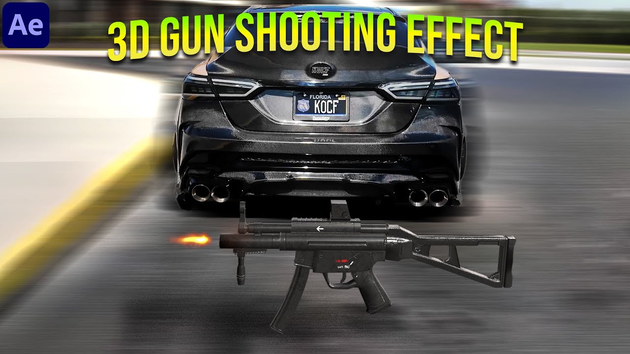 3D Gun Shooting Effect in After Effects - YouTube