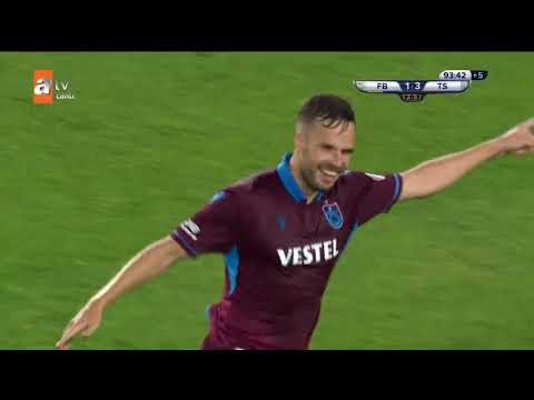 Fenerbahçe 1 - 3 Trabzonspor (Trabzonspor'un 3. Golü - Filip Novak)