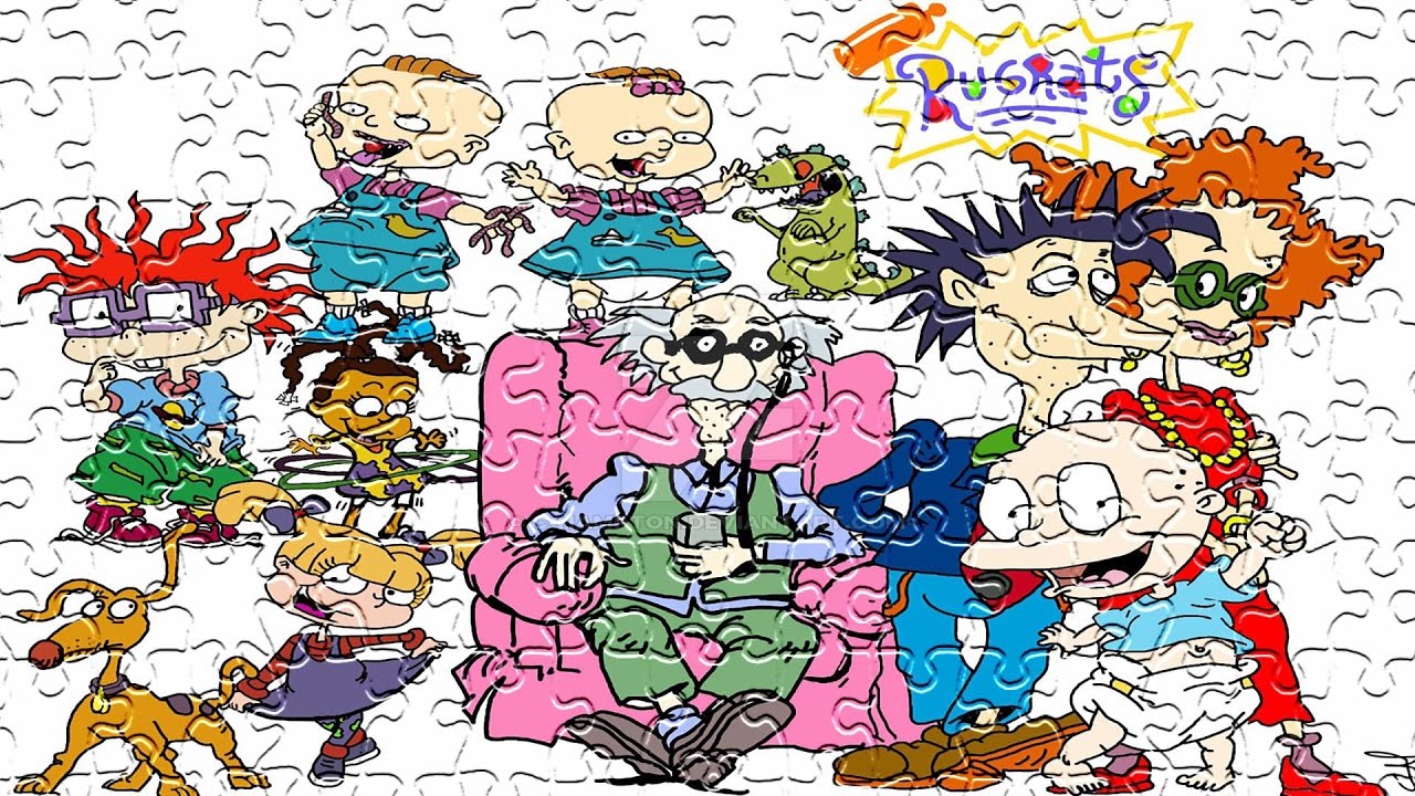 Rugrats Characters Puzzle for Kids - YouTube