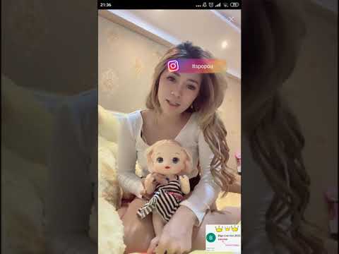 Bigo Live Hot Cute Girl Pegang Boneka Ngemis Keindahan Pecahin Star Diganti Keindahan