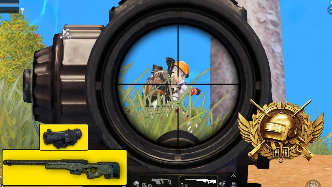 AWM + 6X SCOPE BEST GAMEPLAY EVER | PUBG MOBILE - YouTube