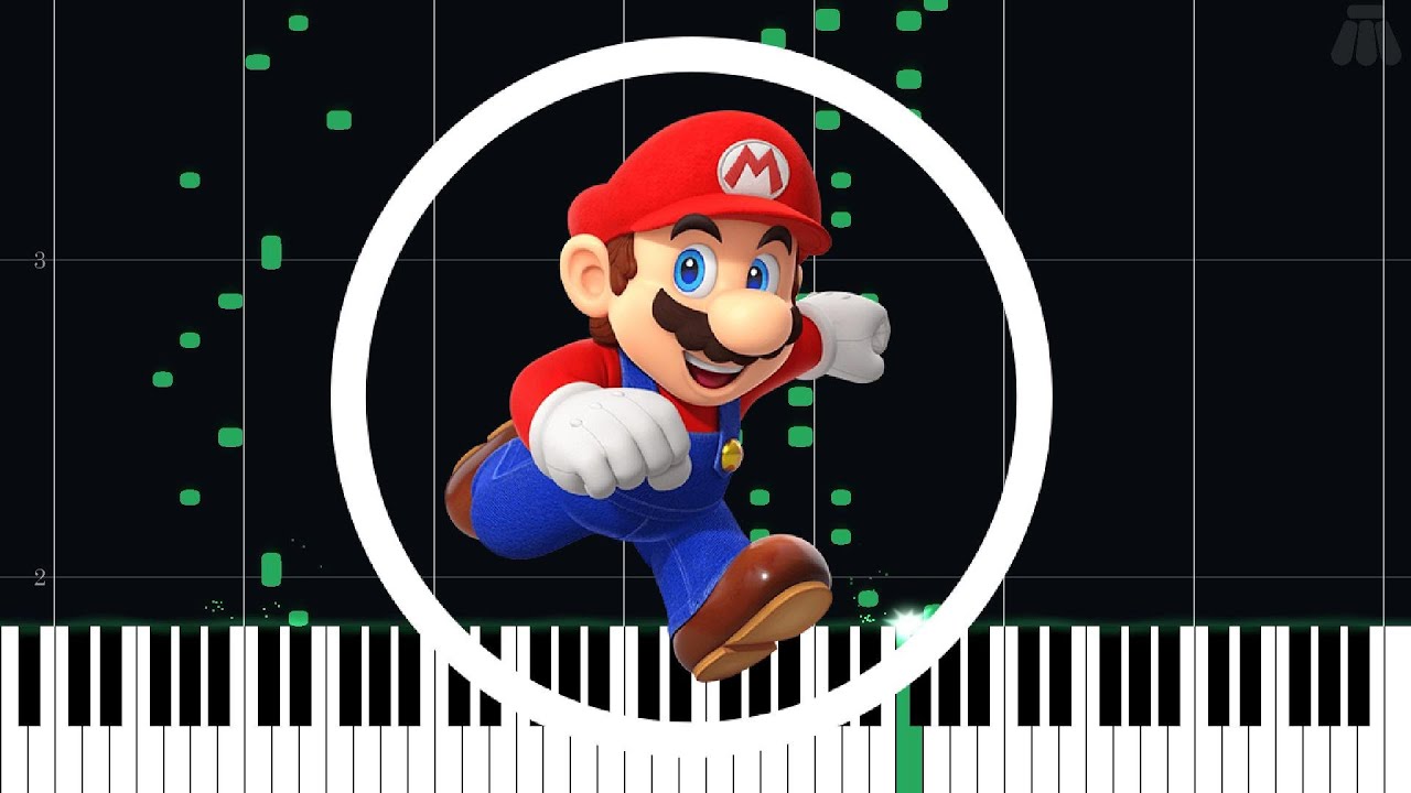 Mega Mushroom - New Super Mario Bros. - Intermediate Piano Tutorial ...