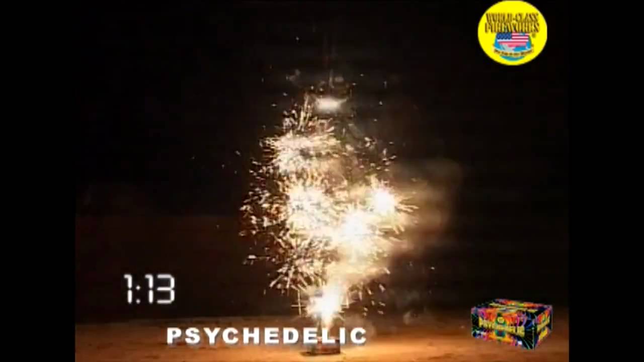 Jakes Fireworks Psychedelic Fountain - YouTube