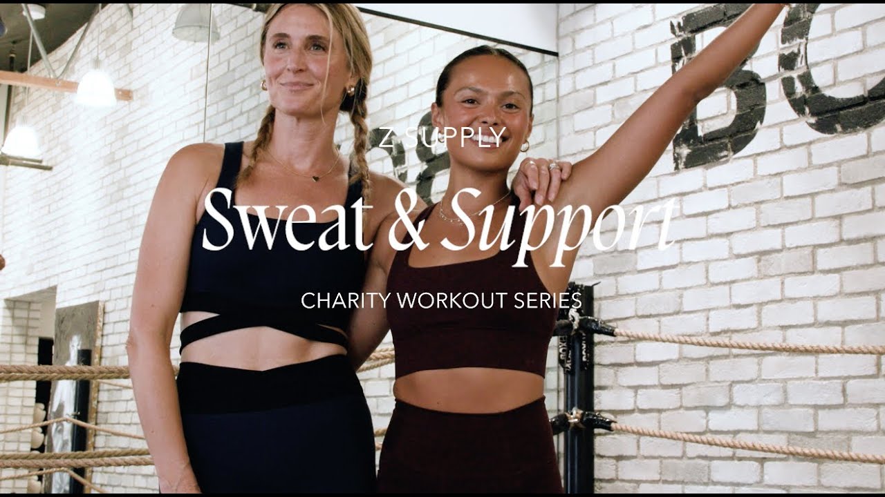 Sweat & Support Charity Workout Classes - YouTube