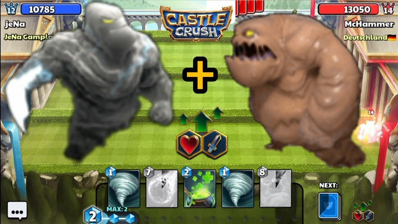 Mud Elemental + Storm Element! Castle Crush - YouTube