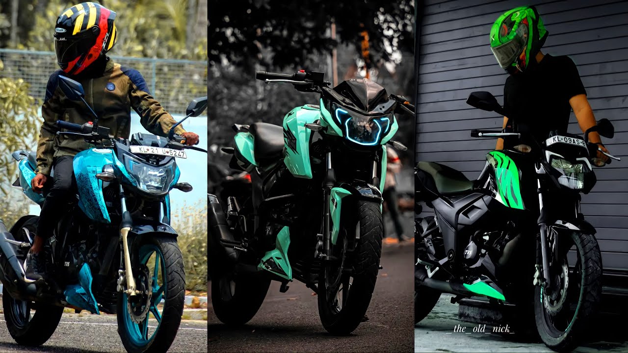 APACHE RTR MODIFIED🔥TOP 10 BEST TVS APACHE RTR 200/160 4V💥MOTOR HUBER ...