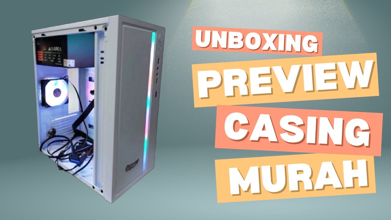 Unboxing dan Preview Gaming Case Magix Model D1 | Casing PC - YouTube
