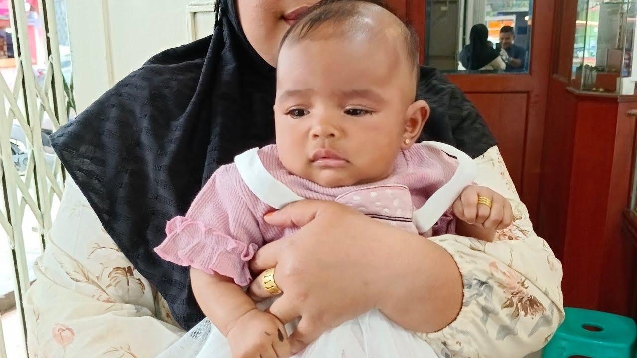 Crying..!! The Best Video Funny Baby Ear Piercing, Baby Pretty - YouTube