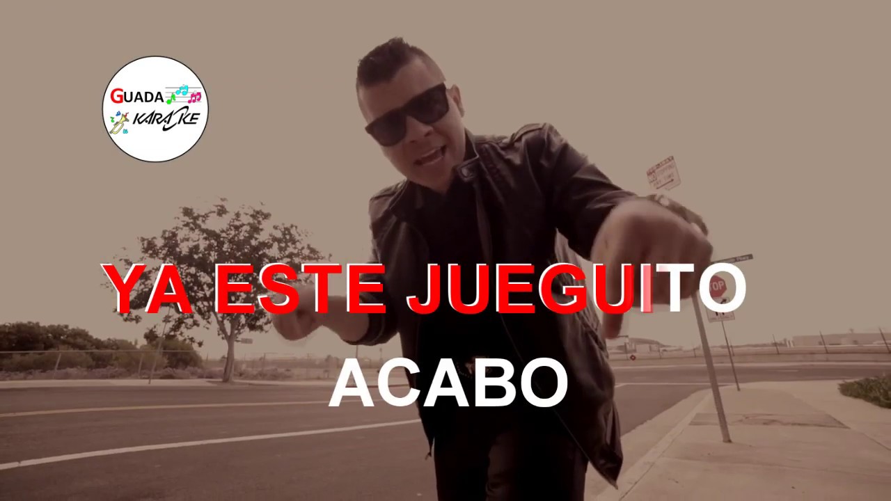 Ya me cansé - Alzate - Karaoke - YouTube