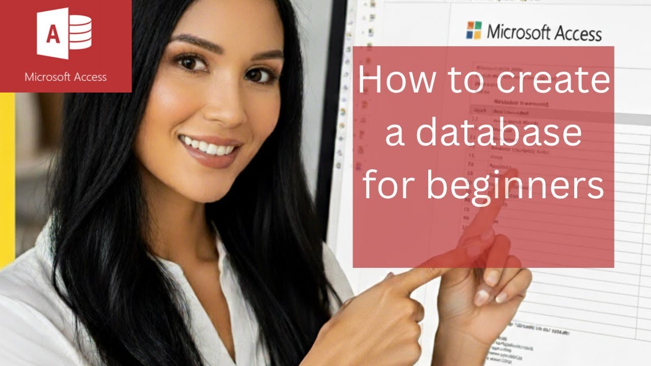 A simple Microsoft Access database just for beginners - YouTube