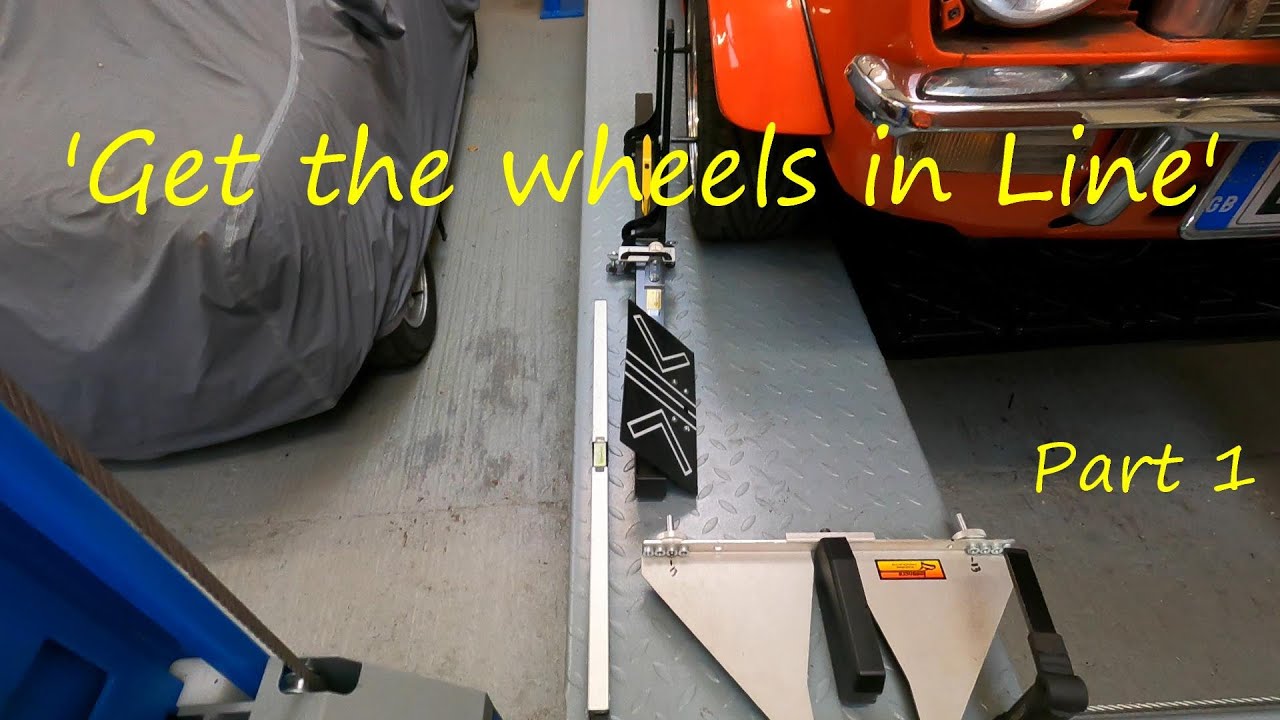 'Get the wheels in line!' - Vtec Classic Mini Wheel alignment, Part 1 ...