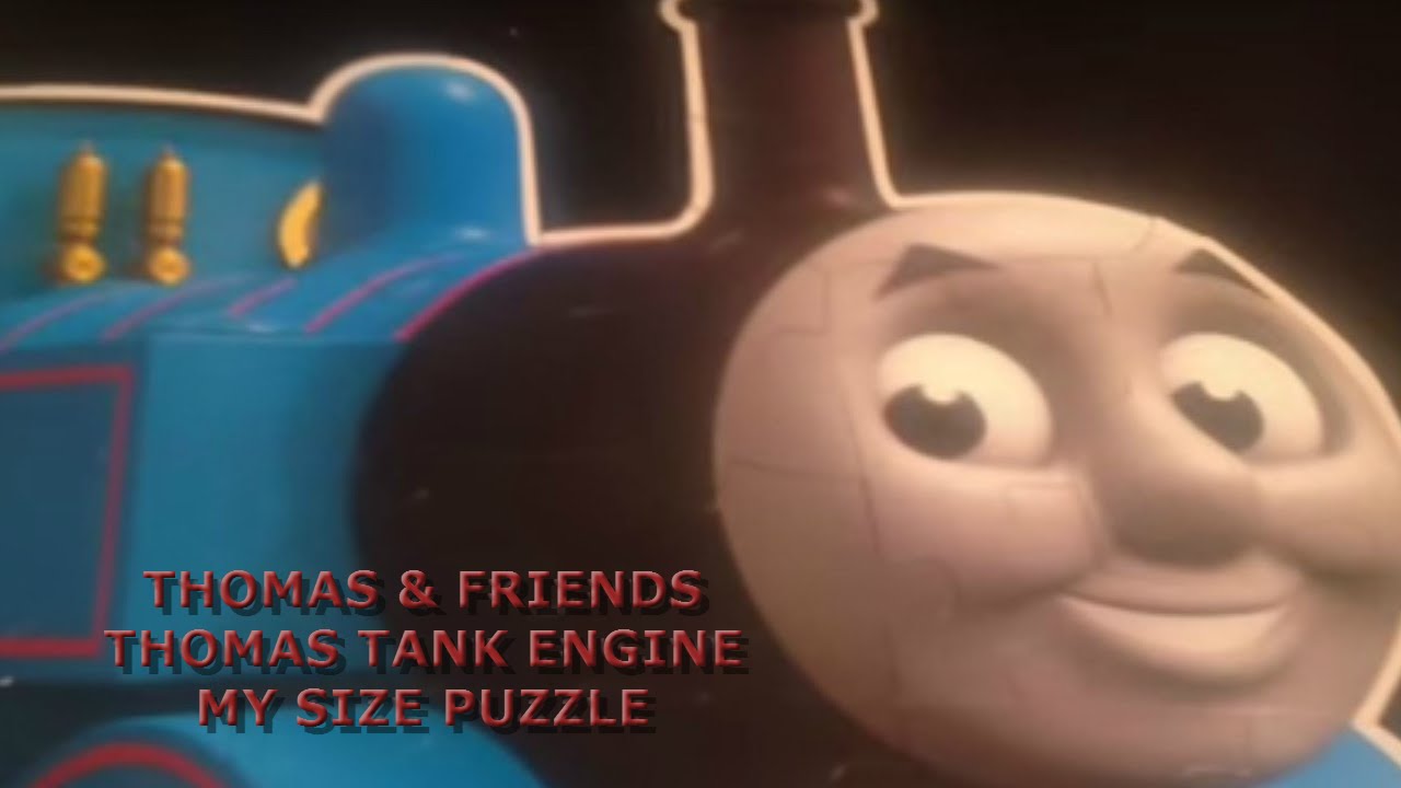 Thomas & Friends My Size Puzzle XL Thomas Tank Engine Train - YouTube