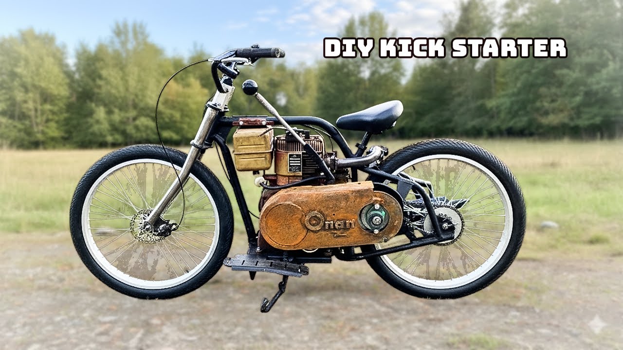 11hp Walmart motorized bike gets a kick start (Part 2) - YouTube