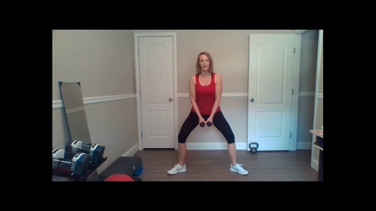 Sumo Squat with Side Leg Raise - YouTube