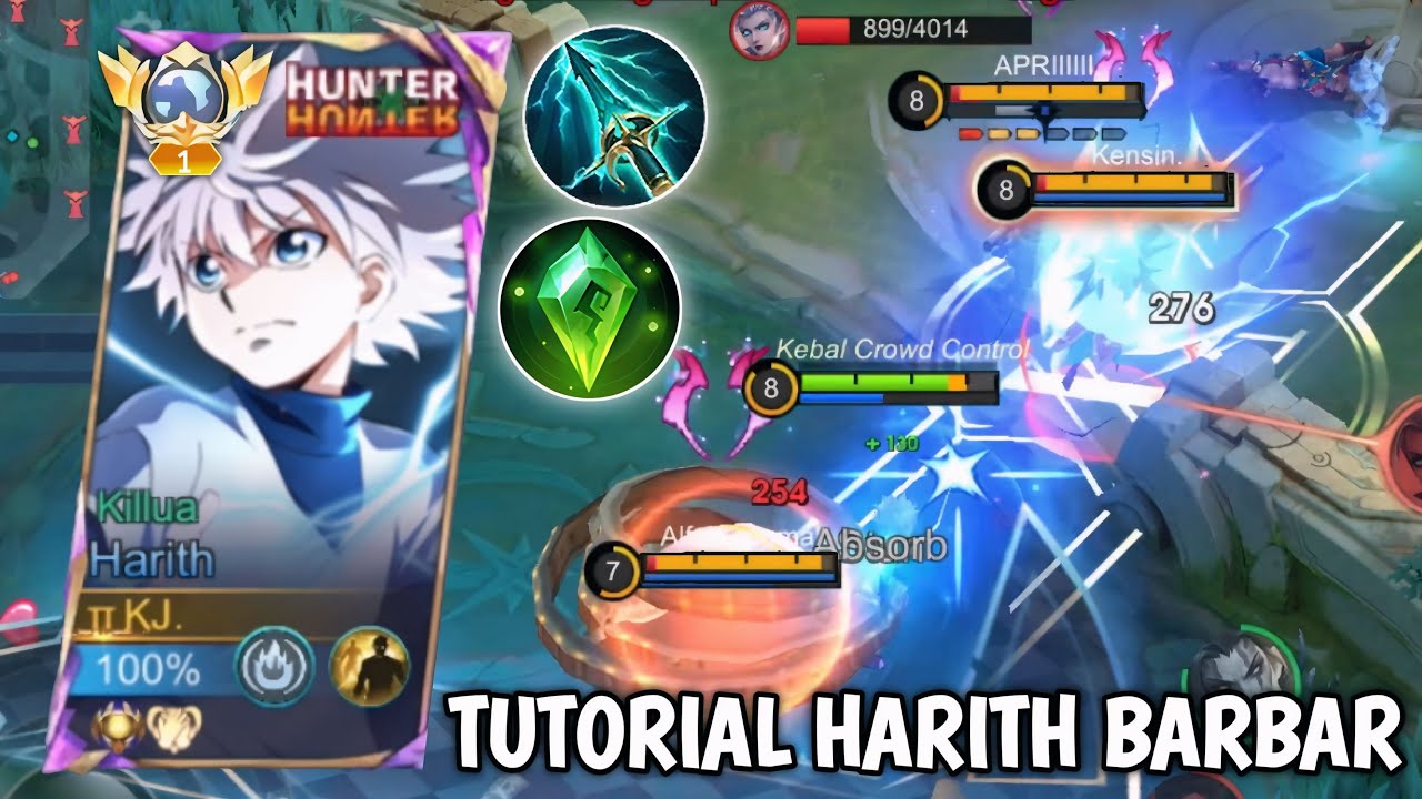 TUTORIAL MAIN HARITH LICIN SEPERTI PRO PLAYER!! MUSUH AUTO SUREN KETEMU HARITH BEGINI! | MLBB ...
