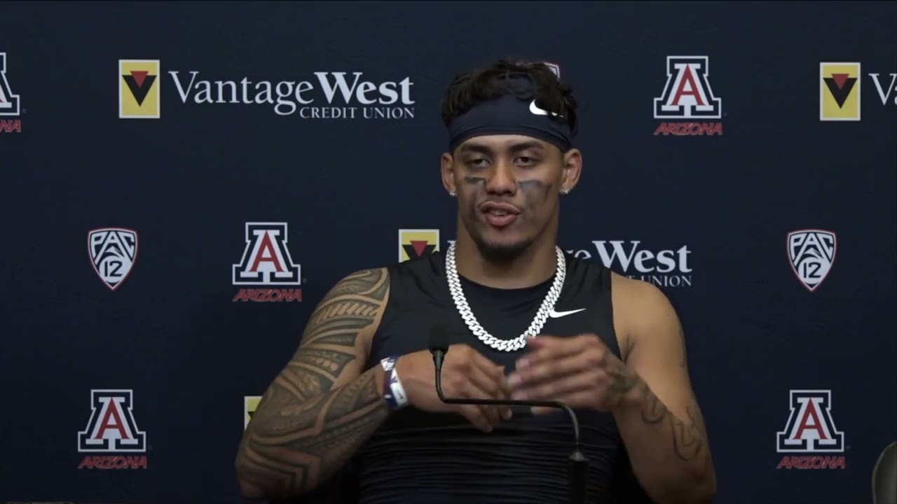 Arizona Football Press Conference - Jayden de Laura & Dorian Singer ...
